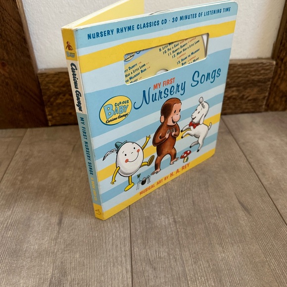 curious george | Toys | Vintage Curious George Baby Book Curious George ...